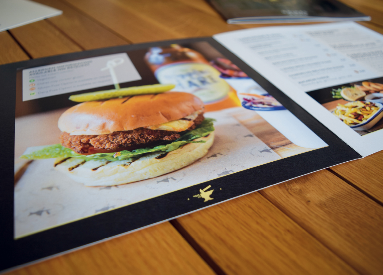The Anvil Inn – Menus – Dunstar Creative